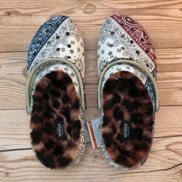 CROCS | Shoes | Crocs Classic Lined Bandana Clog | Poshmark